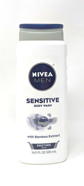 Nivea Men Body Wash Sensitive With Bamboo Extract 169 Oz Bargainsidecom